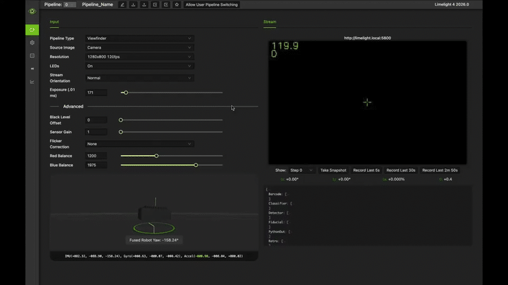 Introducing Limelight Rewind and Limelight OS 2026.0 - General Forum ...
